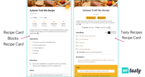 Recipe Card Blocks or Tasty Recipes: What’s Better?